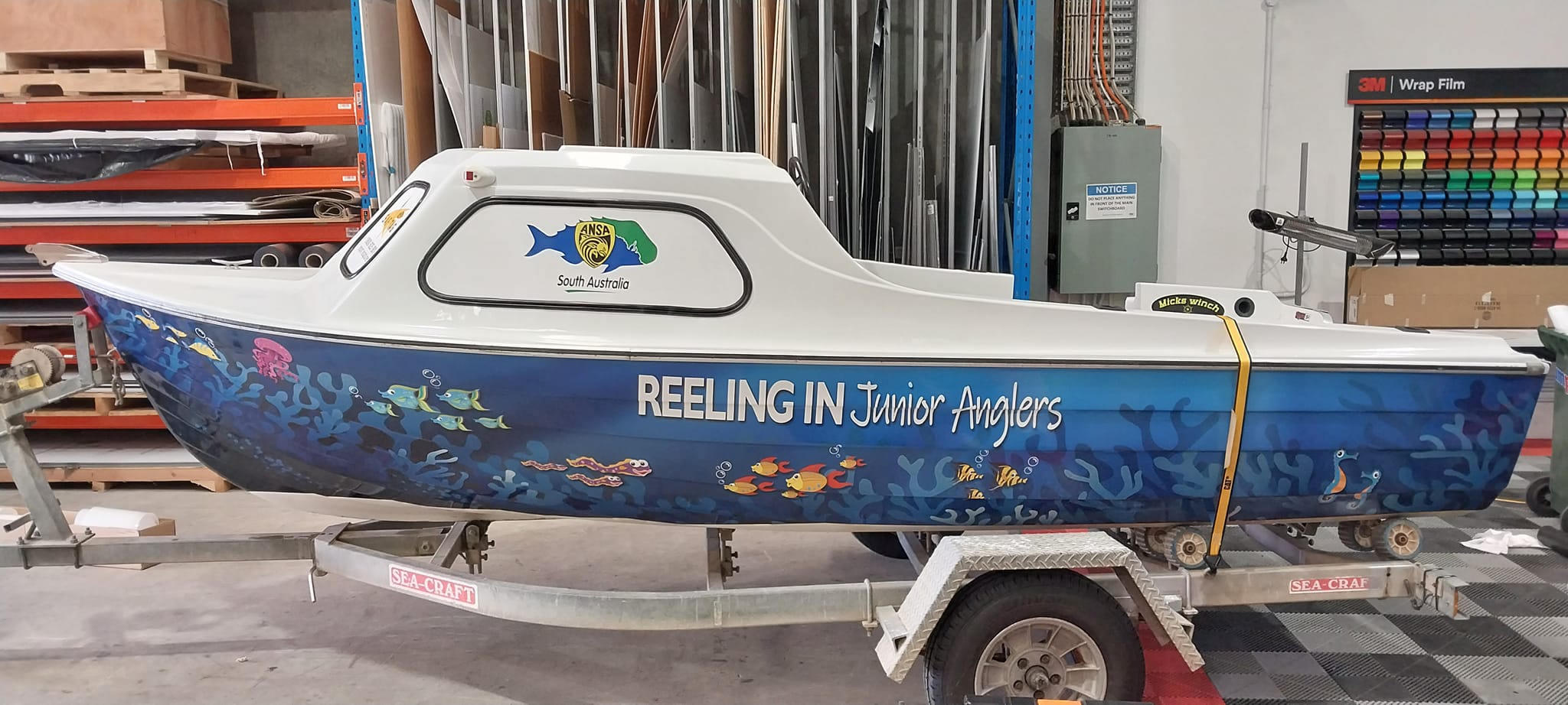 Boat Wraps Adelaide | Vinyl Boat & Bike, tinny Wraps - Signs SA